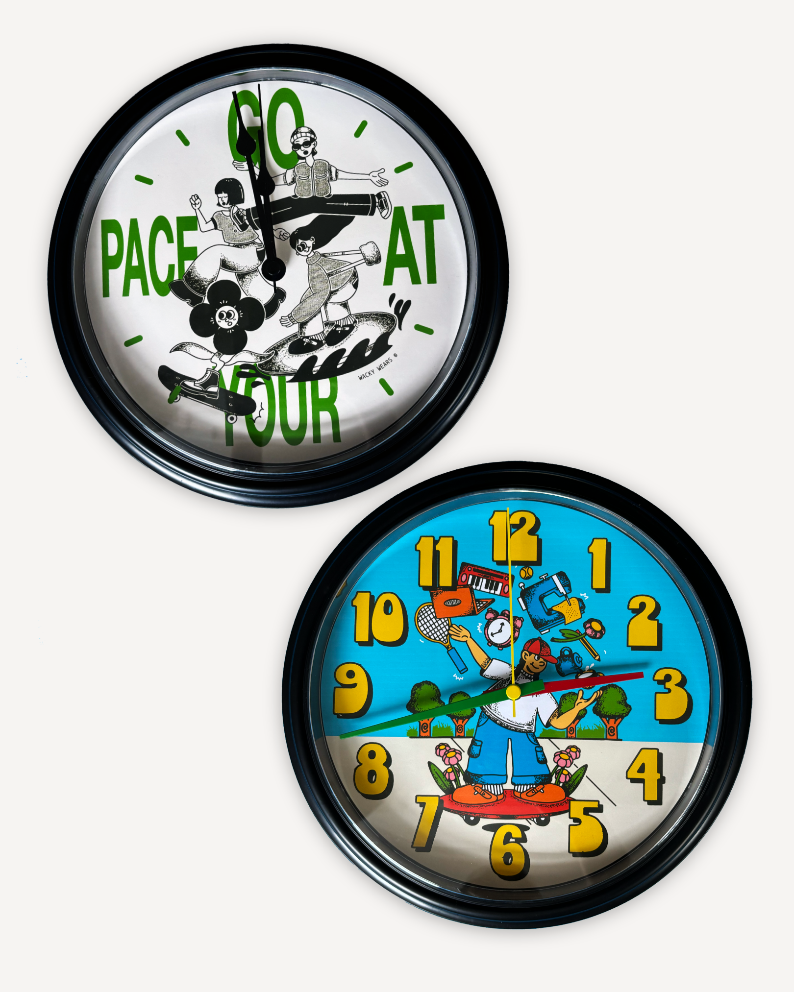 Wall Clock | Still Figuring Out / My Own Pace – Wacky Wears